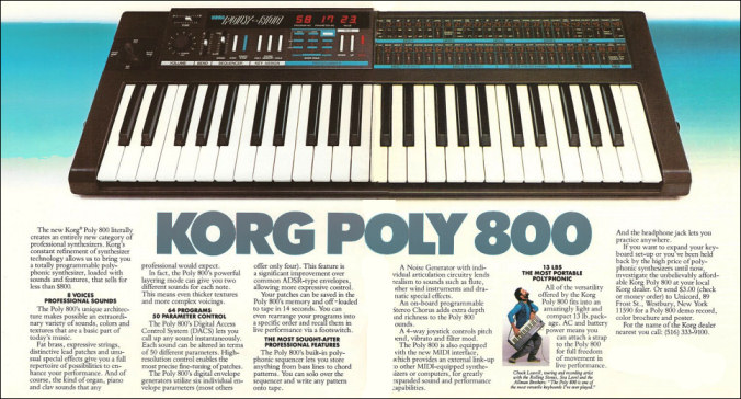 Korg Poly 800