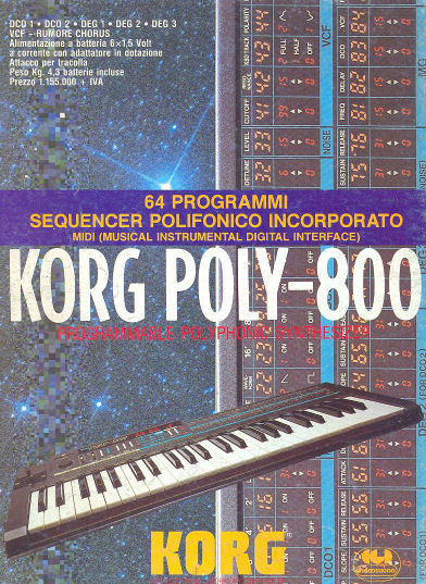 Korg Poly 800